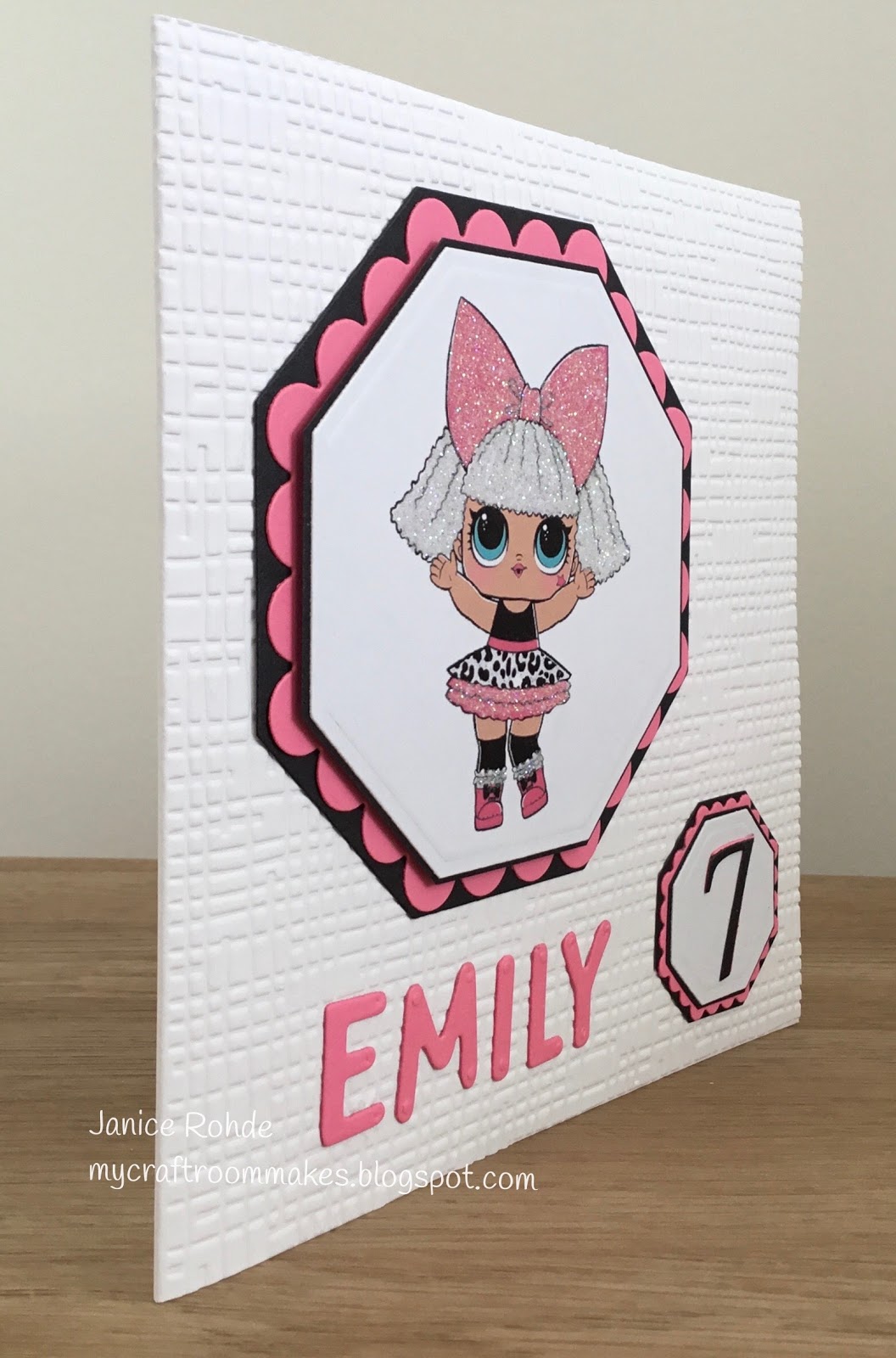 My Craft Room Makes: L.O.L. Doll Card