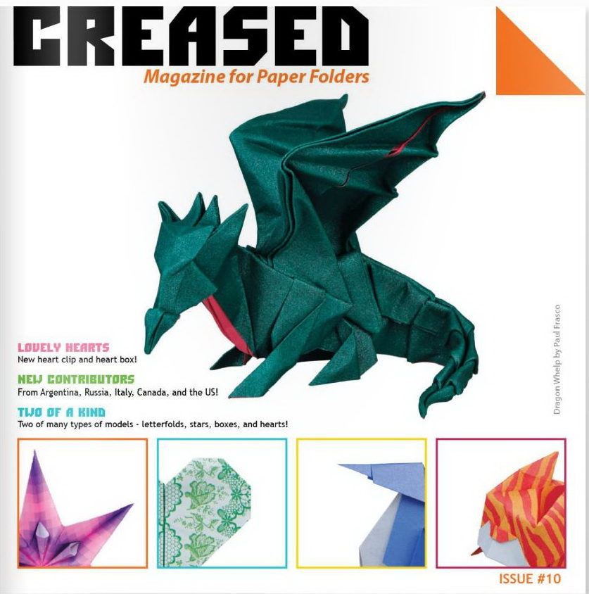 Origami Creased Magazine 10 - Ruby Book Origami