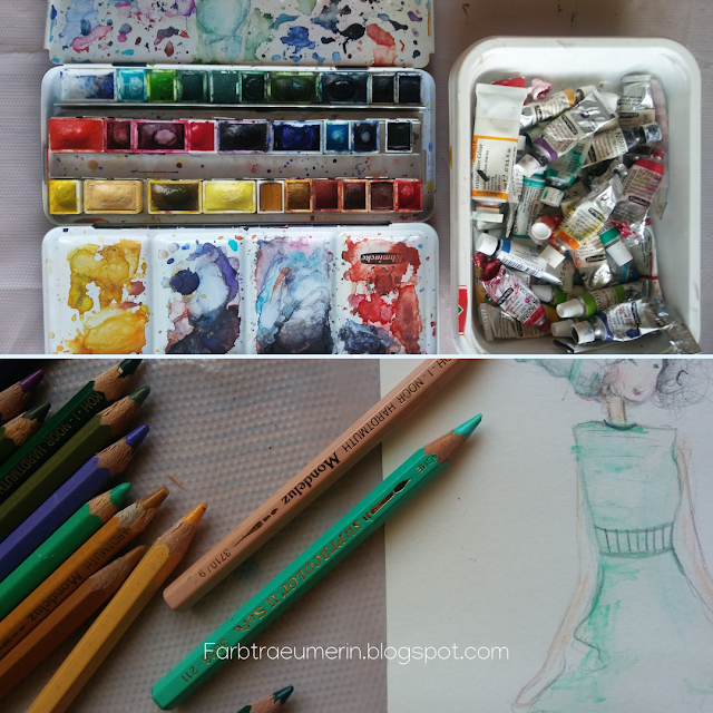 Farbtraeumerin - Kunst von Kinga Tatar: Malen-mit-Aquarellfarben-und ...