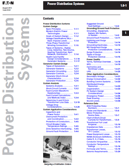 Eaton Power Distribution Systems (ebook) ~ FREE BOOKS FOR ENGINEERS