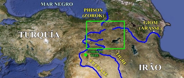 Doxa Bereana: O Jardim do Éden - Localização