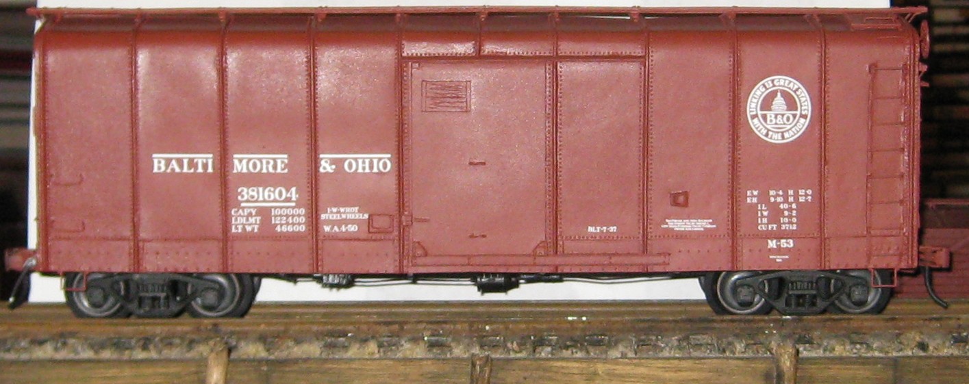 David's O Scale Blog: B&O Wagontop Boxcar