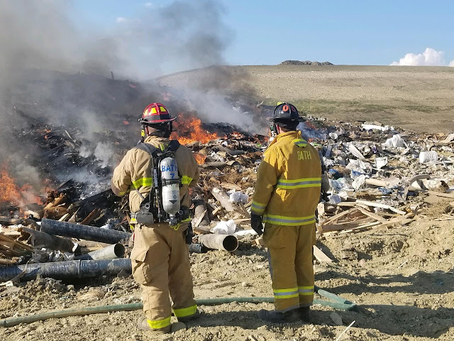 Wellsville Regional News (dot) com: Fire at Steuben County landfill