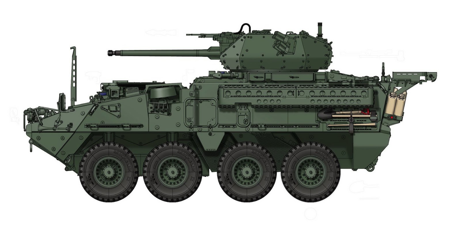 The Modelling News: Preview: 1/35th scale M1296 Stryker Dragoon from ...