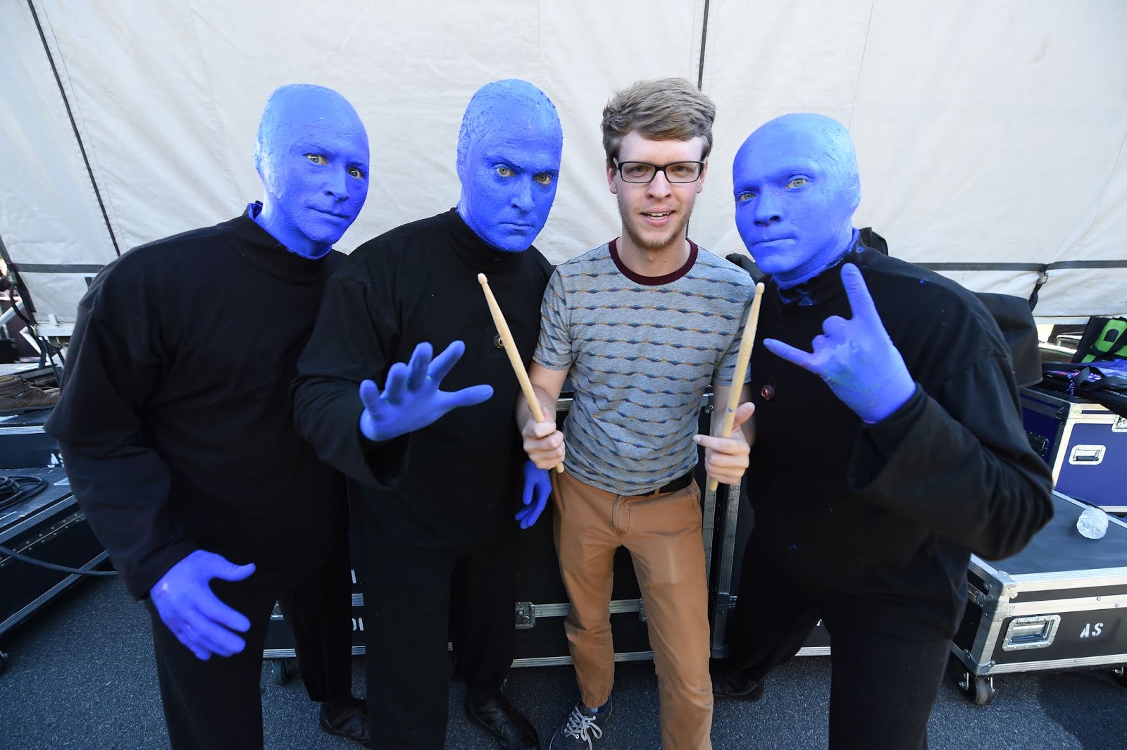 Inspired by Savannah: BLUE MAN GROUP BOSTON HOSTS 6TH ANNUAL DRUM-OFF ...