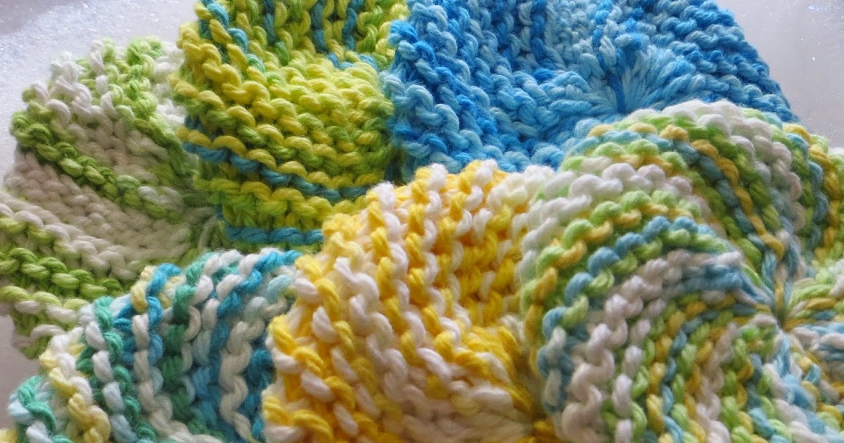 Sewing The Seasons: Knitted Scrubbies