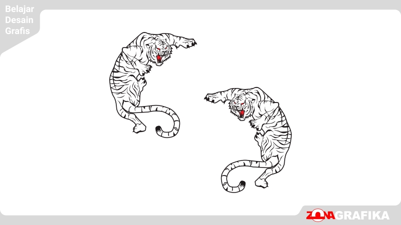 Download Vector Macan Putih | Harimau Putih | Maung Bodas Corel Draw X7 ...