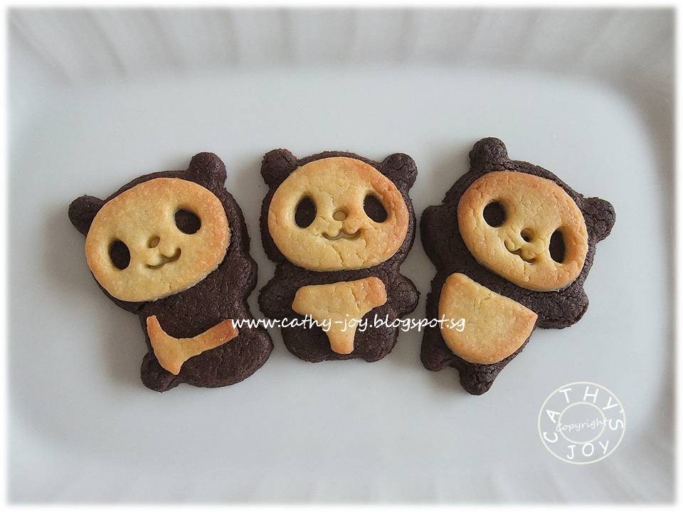 cathy's joy: Panda Cookies