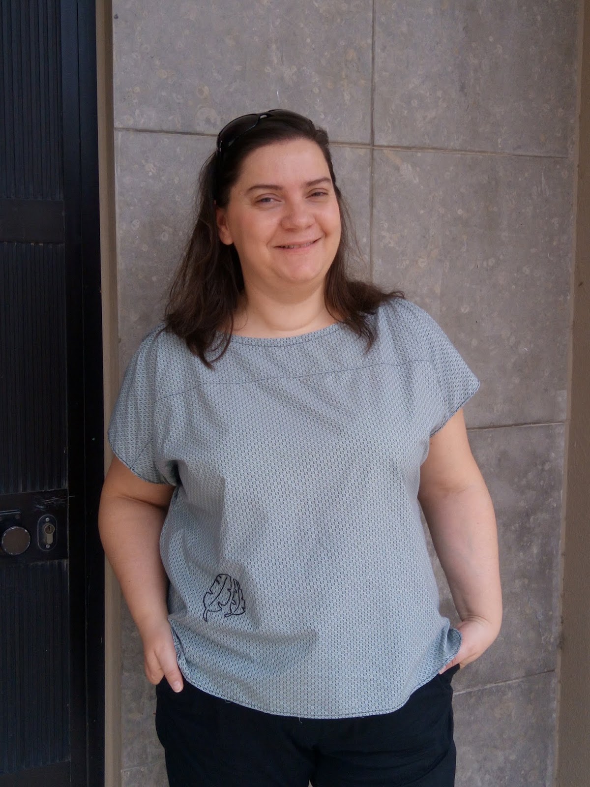 AS MINHAS COSTURAS: Blusa Kleinia - molde Mood Fabrics