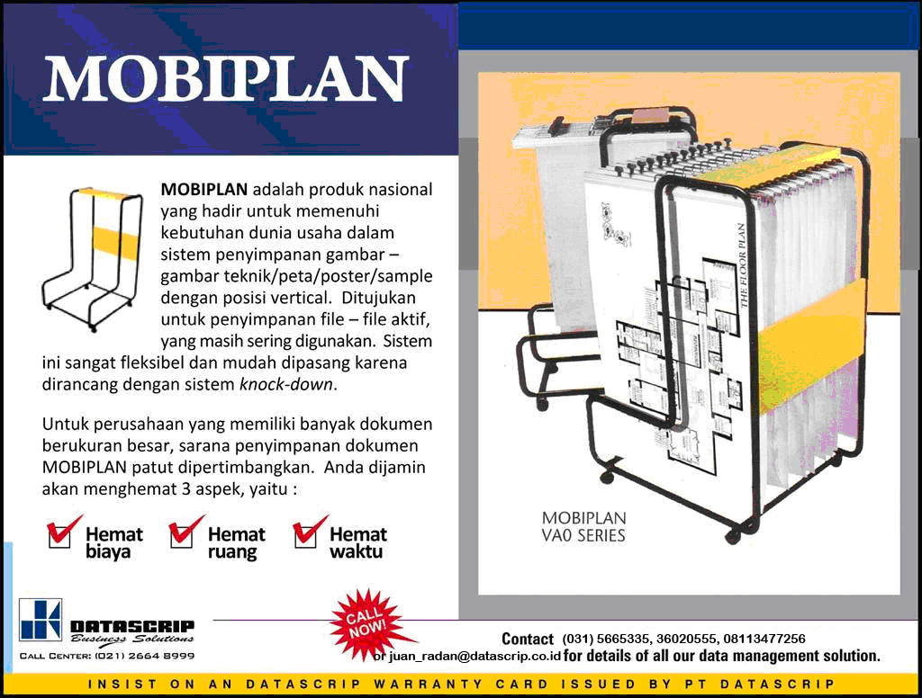 PT. DATASCRIP, Kantor Penjualan Cabang Surabaya: Dataplan
