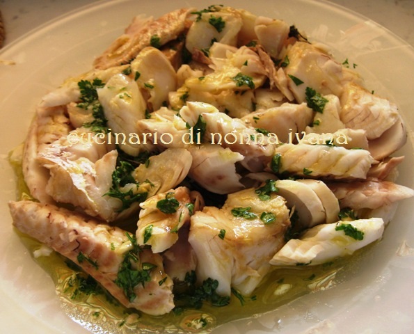 NASELLO LESSO alla SALSA di SENAPE