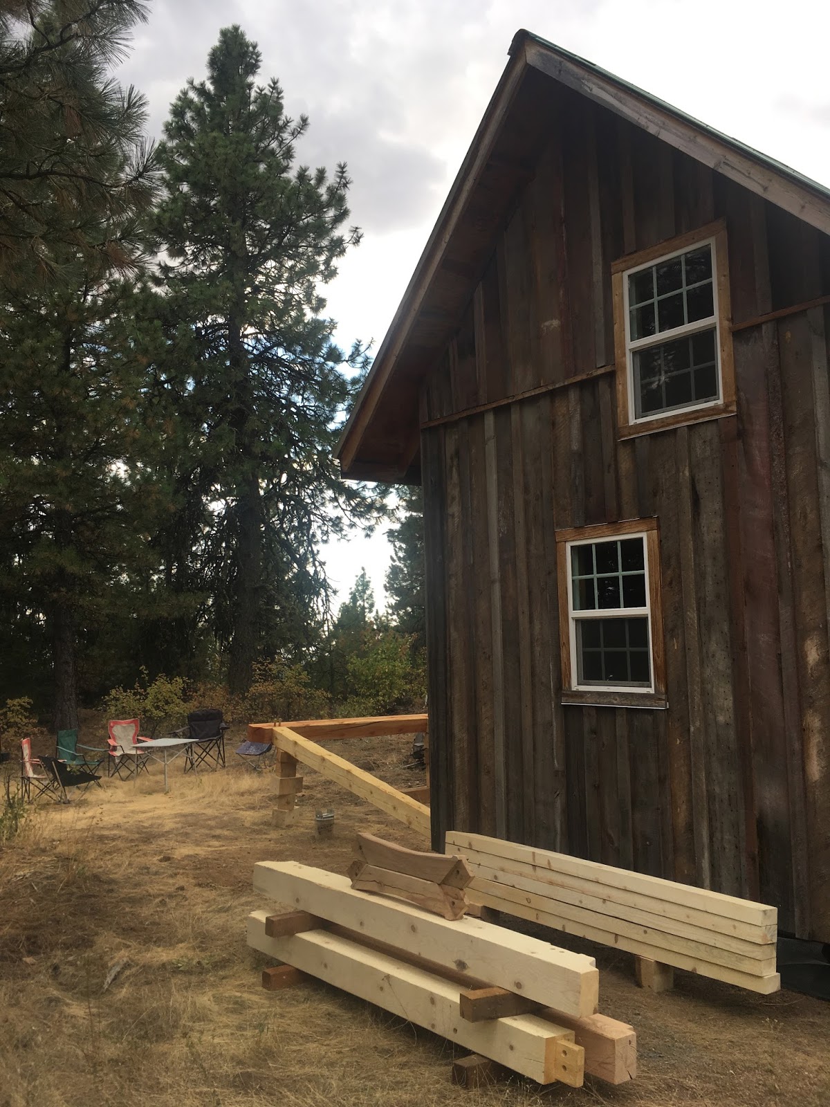 Timber Framing a North Idaho Cabin
