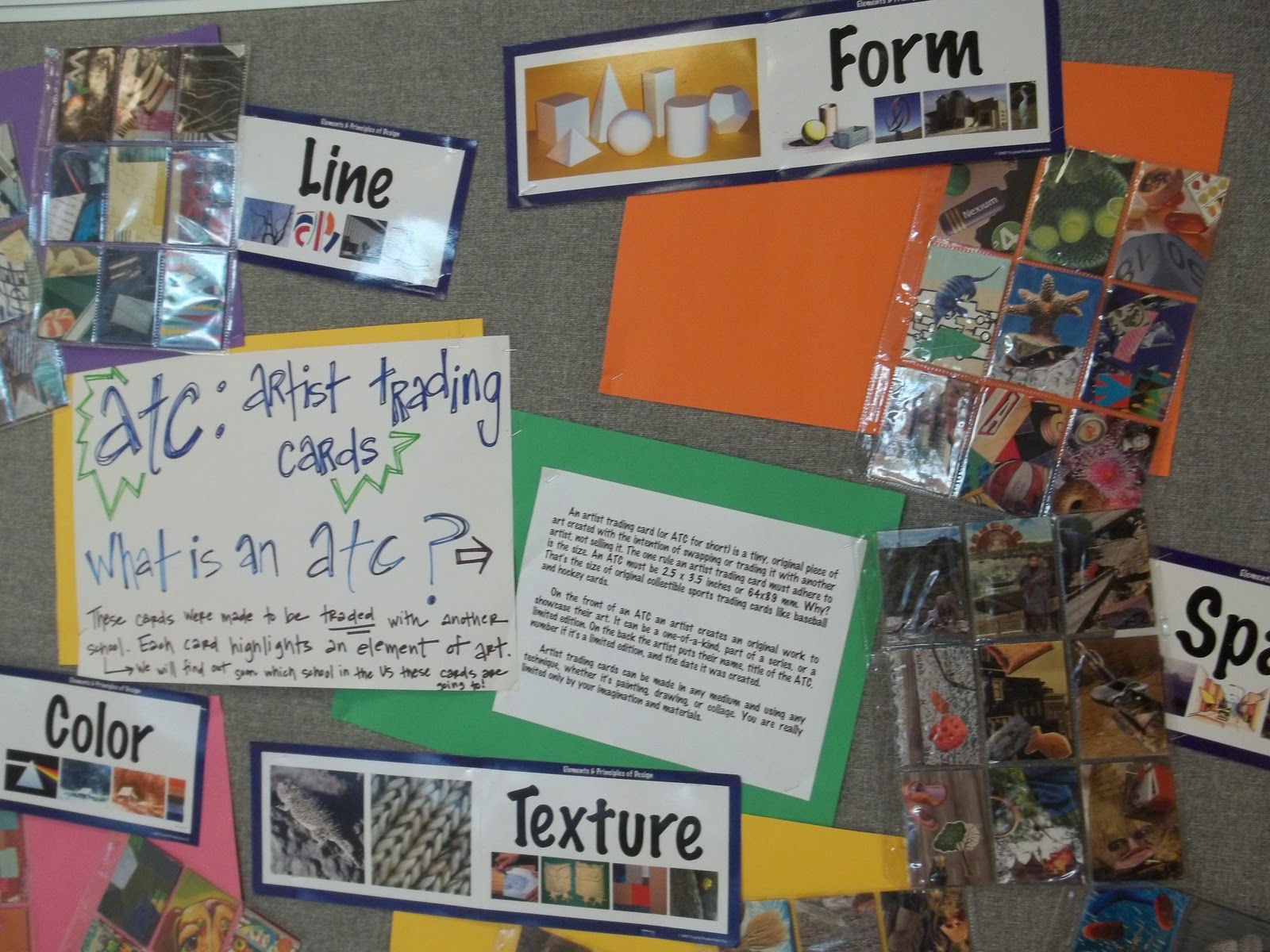 Art at Becker Middle School: Our Artist Trading Cards are done and ...