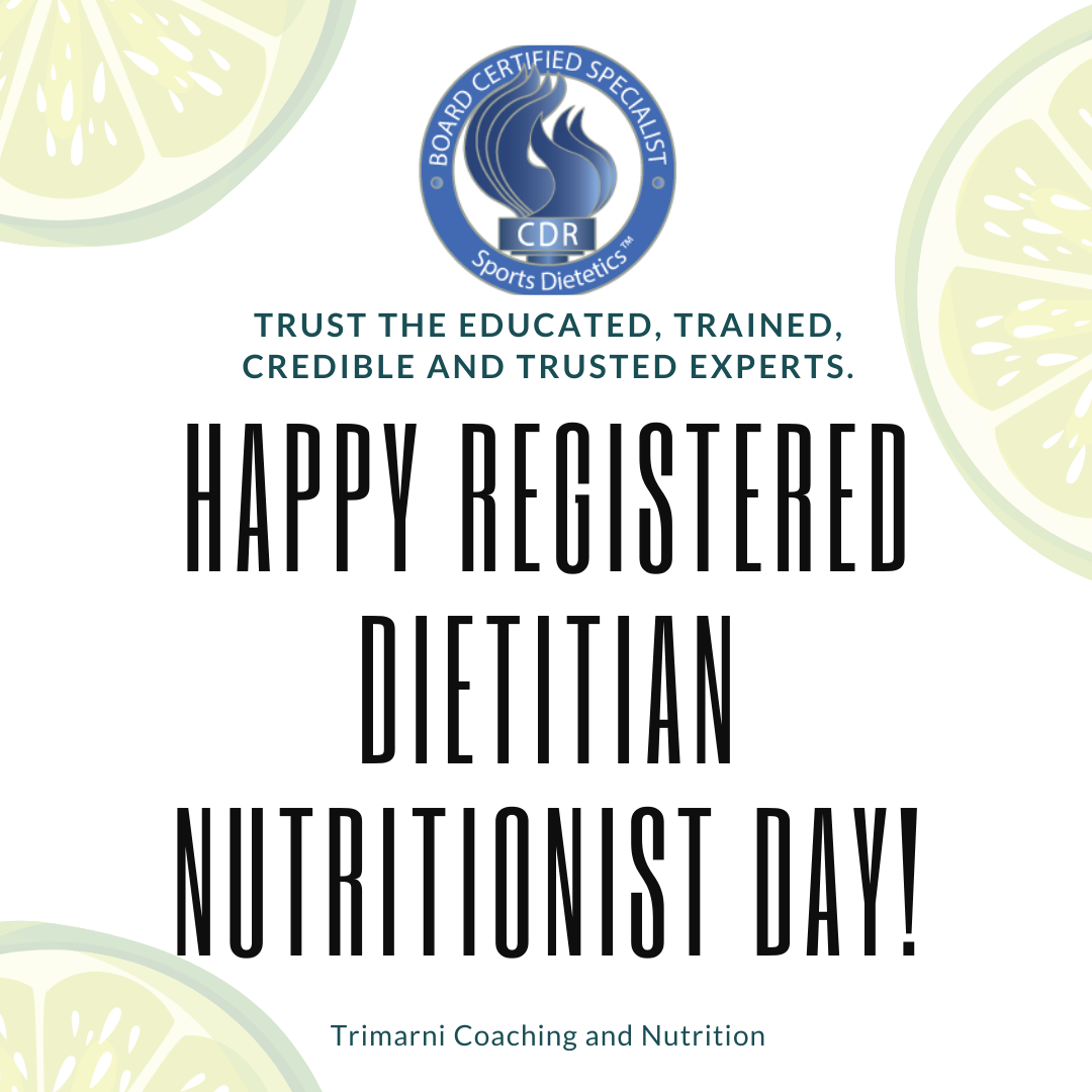 Happy RD Day to the trusted experts