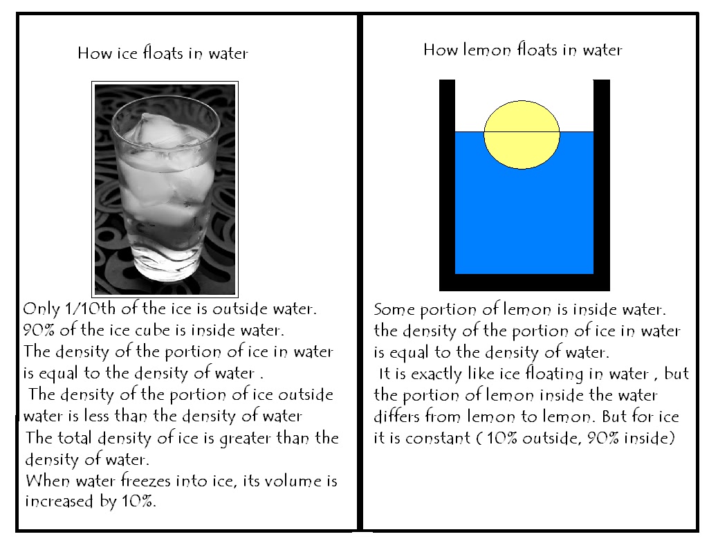My Experiments and Results: Why does a lemon sink in water , initially ...