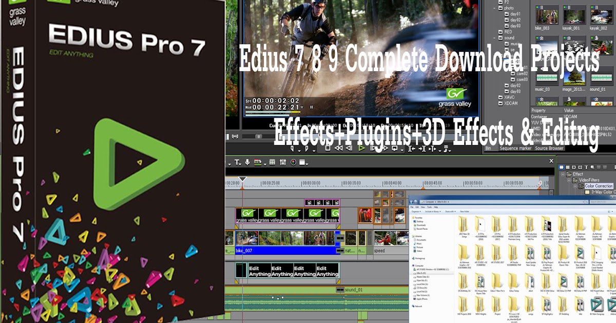 Edius 6/7/8/9 Complete Data