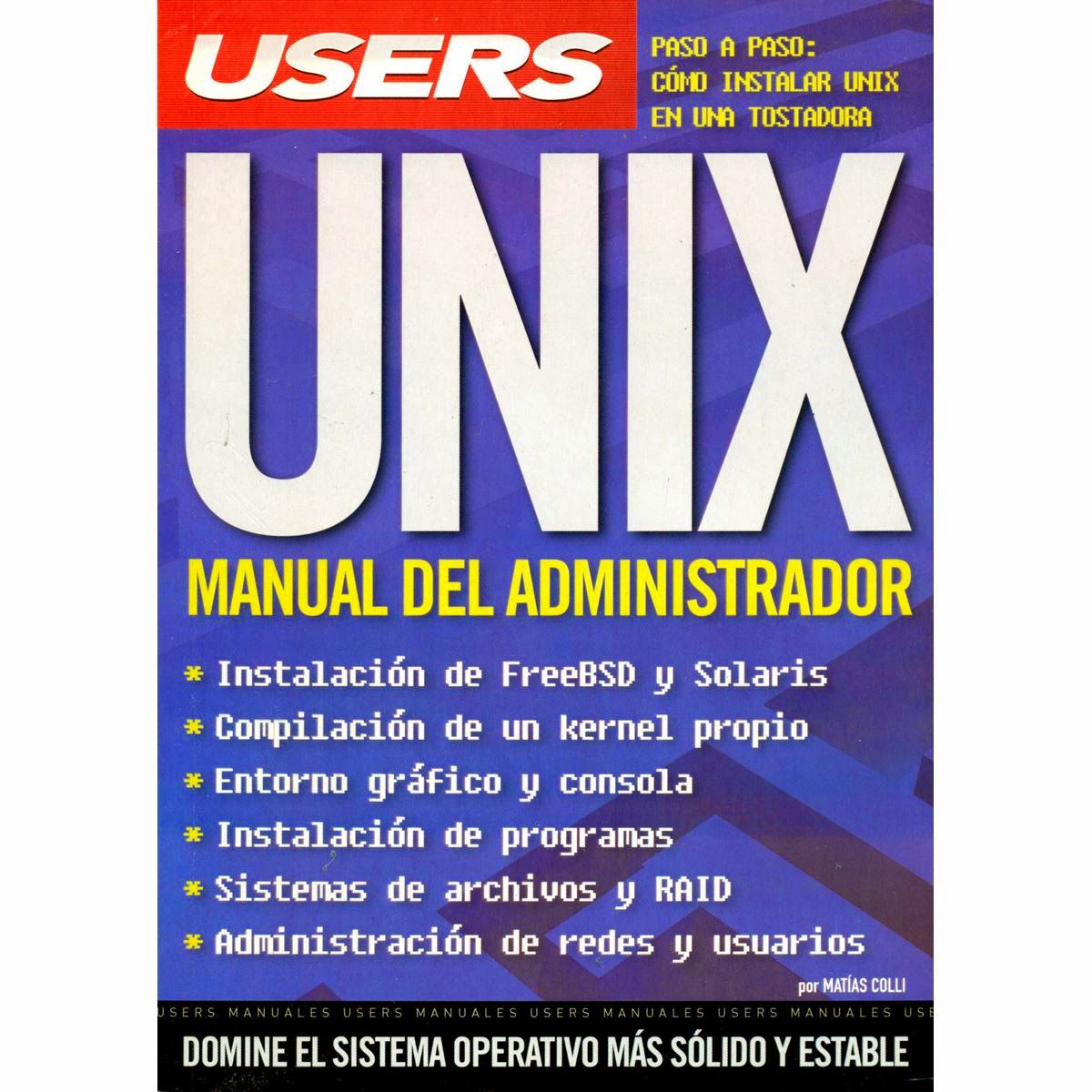 UNIX manual del administrador - INTERCAMBIOS INFORMATICOS