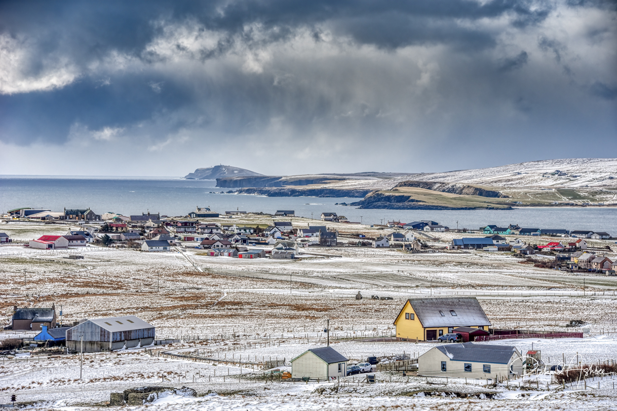 Shetland move and experiences: Shetland, snow then better weather