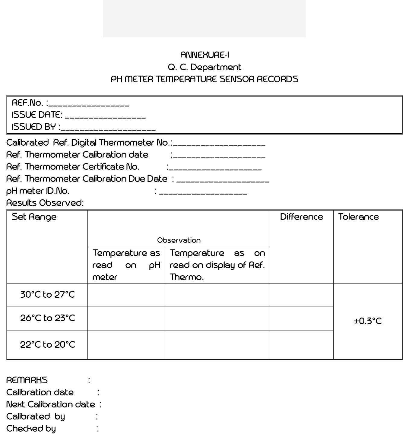 Sop For Conductivity Meter Calibration At Nora Weeks Blog