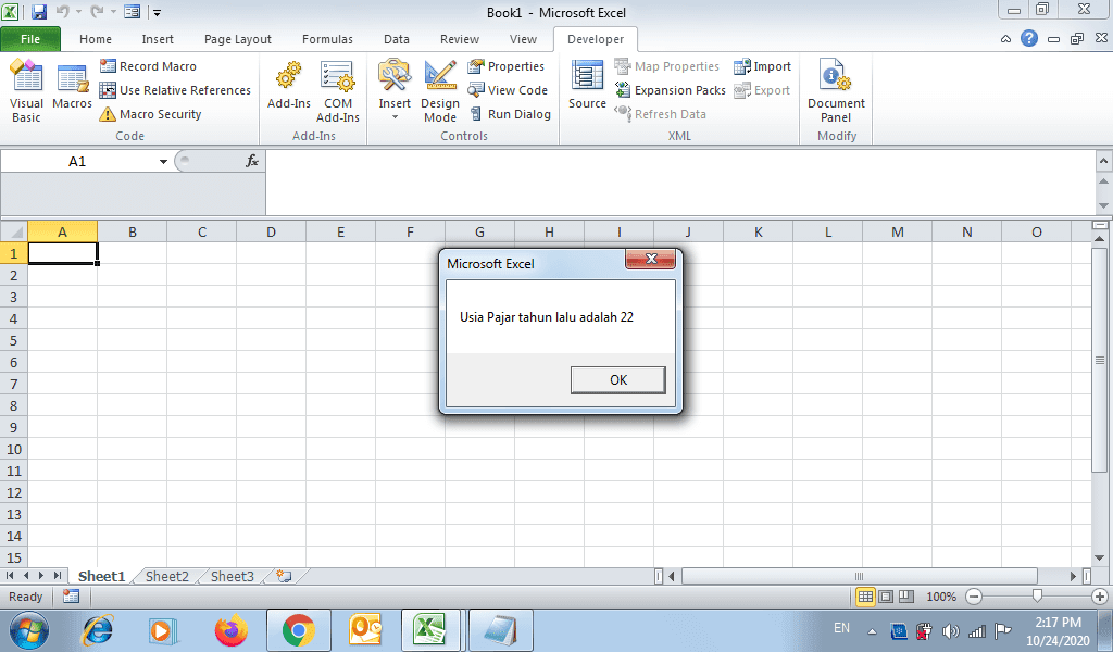 Assignment Variabel Vba Excel