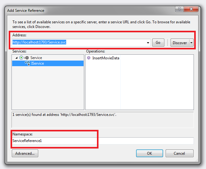 How To Insert Record Into Sql Server Database Using Wcf Service Aspmantra Aspnetmvc