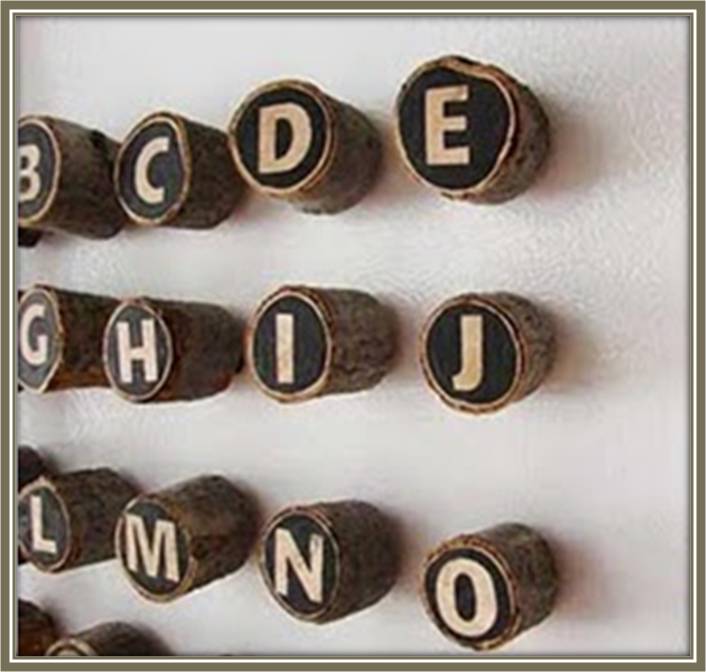Oficina da Arte: Letras em Madeira