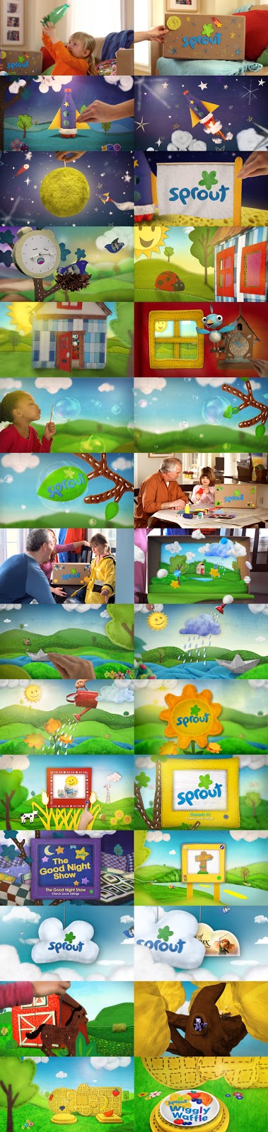Parents and Kids Share Together: Sprout Pitch Idents (2009)