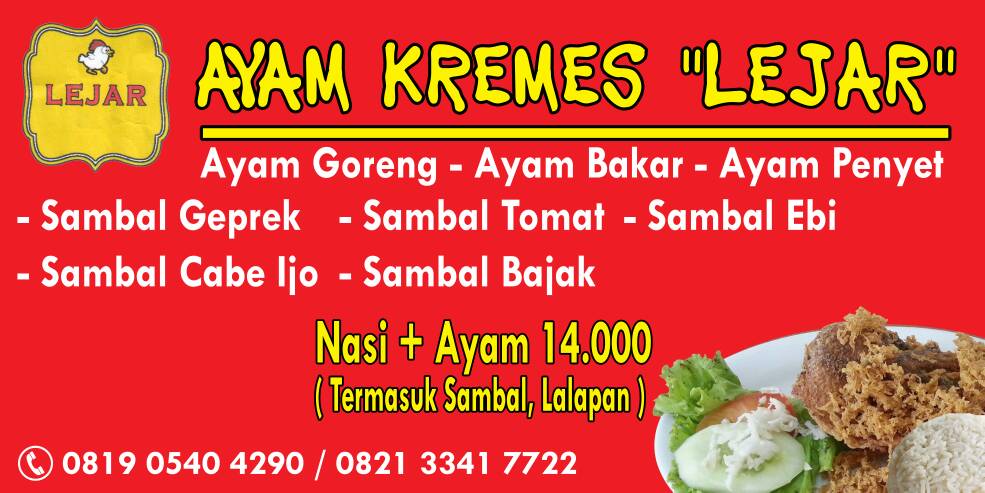 Ayam Kremes Lejar - Seputar Harapan Indah