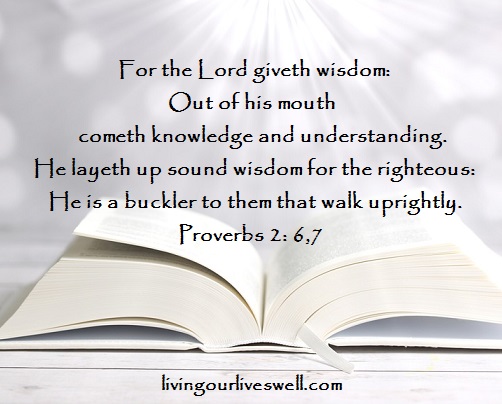 Living Our Lives Well: Proverbs 2 Scripture Pictures