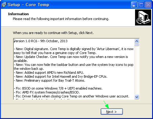 컴퓨터 CPU 온도측정 프로그램 - 코어템프(Core Temp) 다운로드 / 설치 / 사용 방법