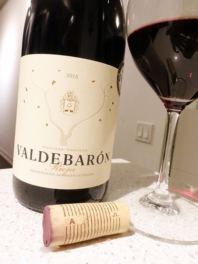 Valdebarón Reserva 2015 (Spain) - Wine Review