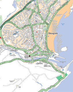 Map of Douglas, Isle of Man