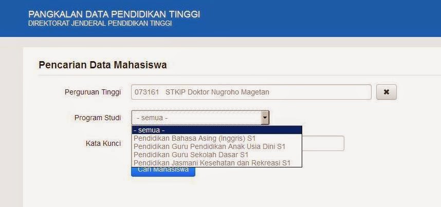 CARA CEK NIM (NOMOR INDUK MAHASISWA)