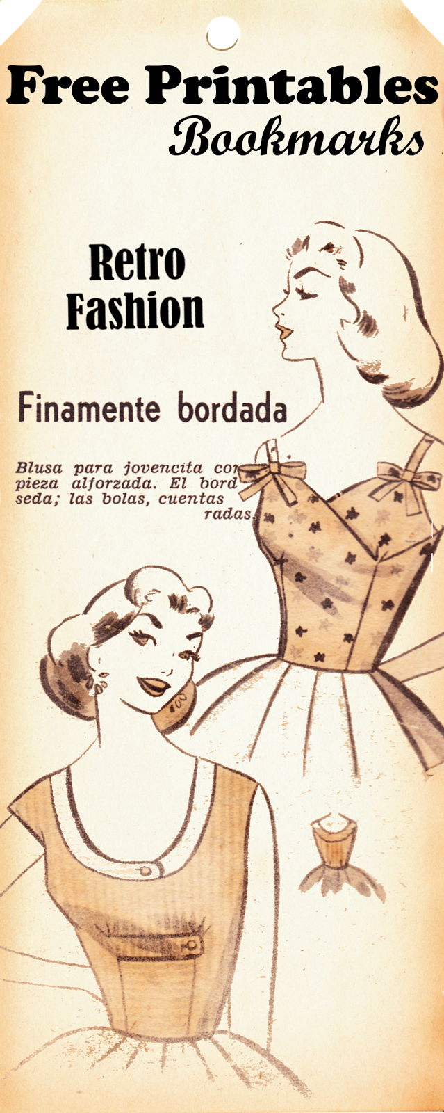 Boulevard de L'antique - Retro Scraps: Free Printable Retro Fashion ...
