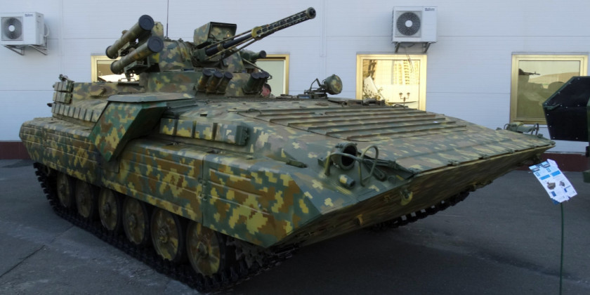 BLOG : Elinor Altman : Ukraine modernizes BMP-2 infantry fighting ...