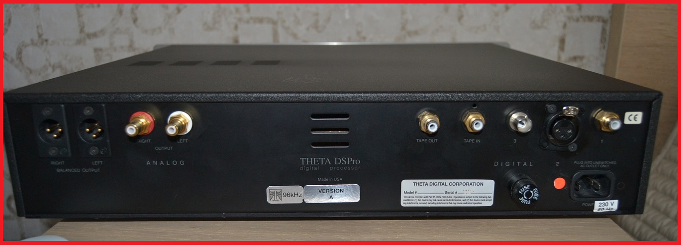 DAC THETA DIGITAL GENERATION-V Version A 96 KHZ