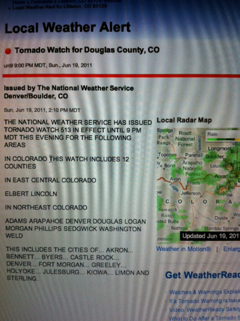 The O'Malley's: Crazy Colorado Weather