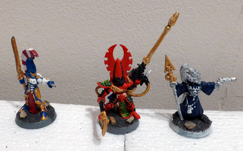 40k War Zone: Painting: Eldar old, metal model challenge