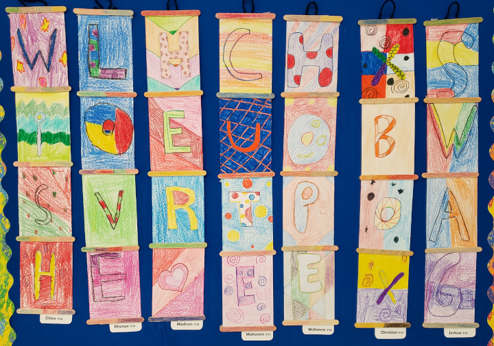 Mrs. Pearce's Art Room : 4 Letter Banners