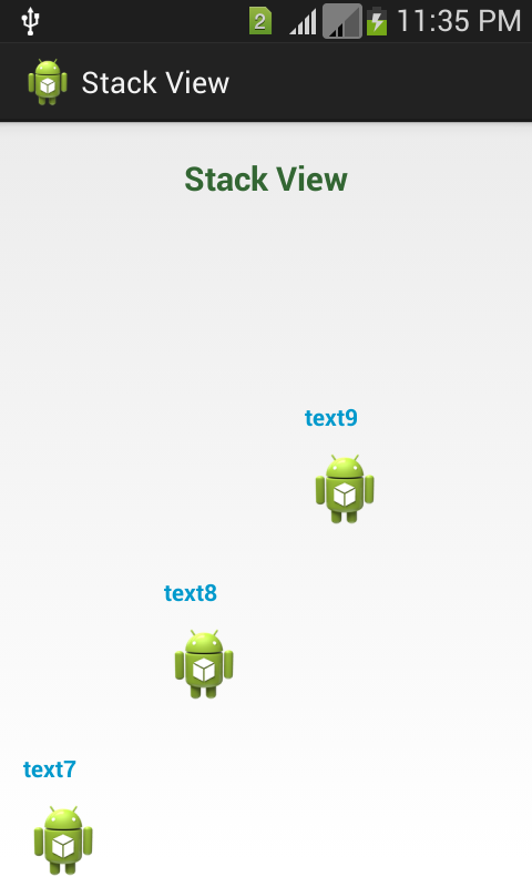 Android Application Development Beginners Tutorial How To Create Stackview In Android
