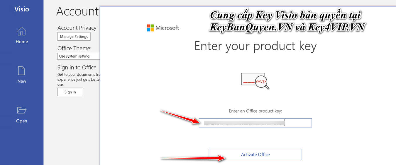 Hướng dẫn cài đặt Key Bản Quyền Visio 2021 Pro chuẩn nhất.