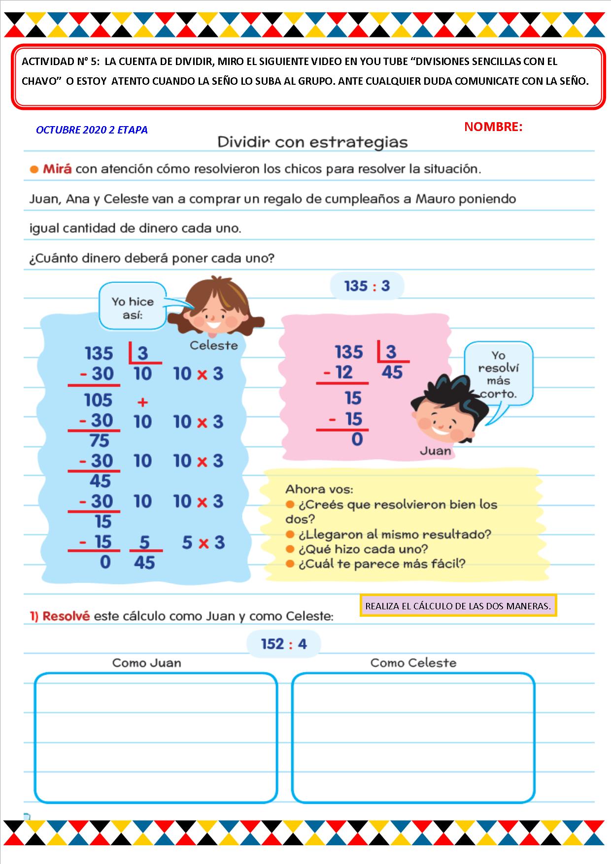 Matemáticas sin límites.: ACTIVIDADES DE 4° GRADO OCTUBRE 2020 2° ETAPA