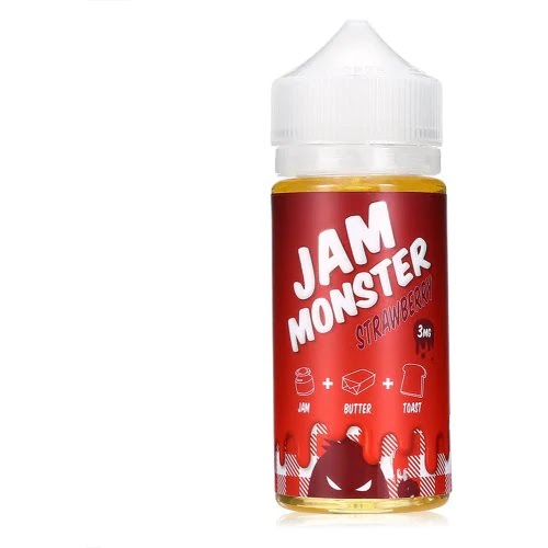 Review Liquid Jam Monster Strawberry 100ml - Vaper Vapers
