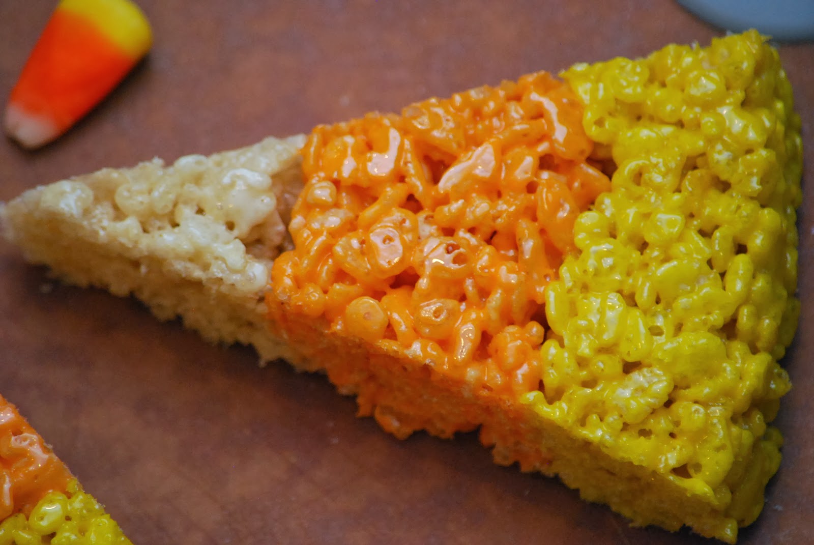 My story in recipes: Candy Corn Rice Crispy Treats