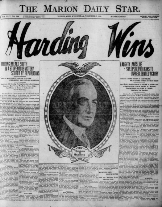 Warren Harding's Front Porch Campaign