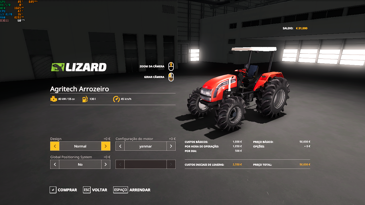 AGRO MODS OFICIAL: yanmar agritech arrozeiro