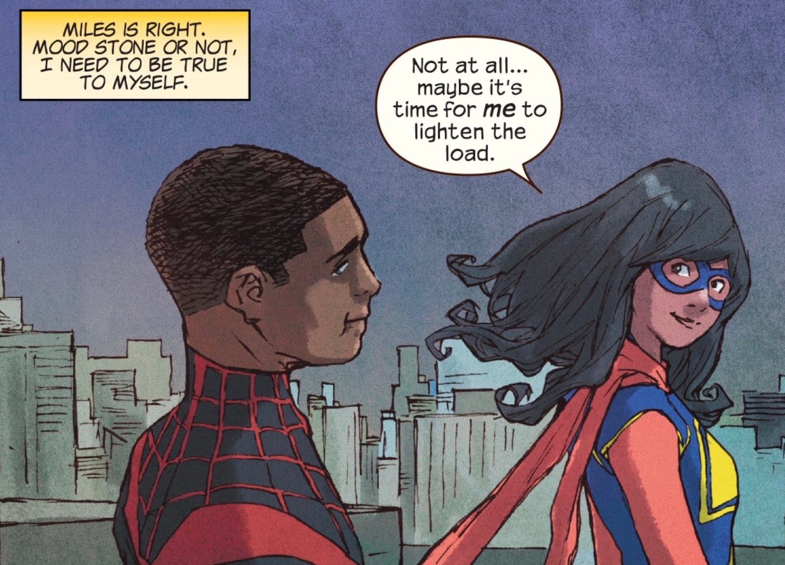 University of Panels: 🎄Comic Review: Ms. Marvel #31, "One Night Only"🎄