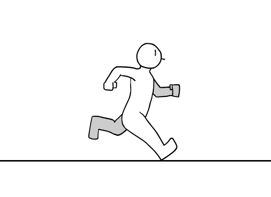 Isa Animación 3d Ciclo De Correr