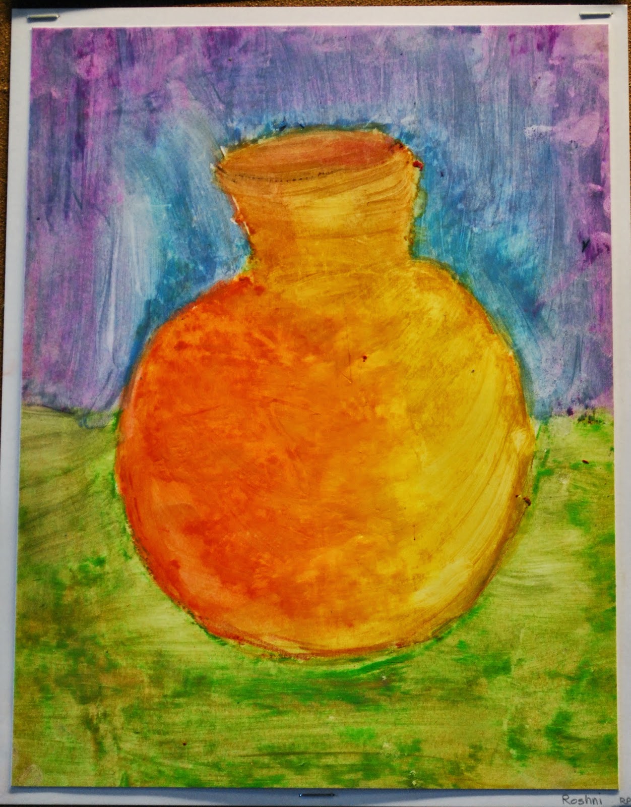 Make It... a Wonderful Life: Oil Pastel Vases, Bowls, and Bottles
