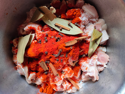 Mangalorean Pork Bafat / DukraMass / Pork Curry